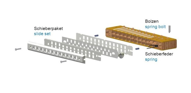 Hohner Chromonica with internal spring – Chromatic Harmonica History